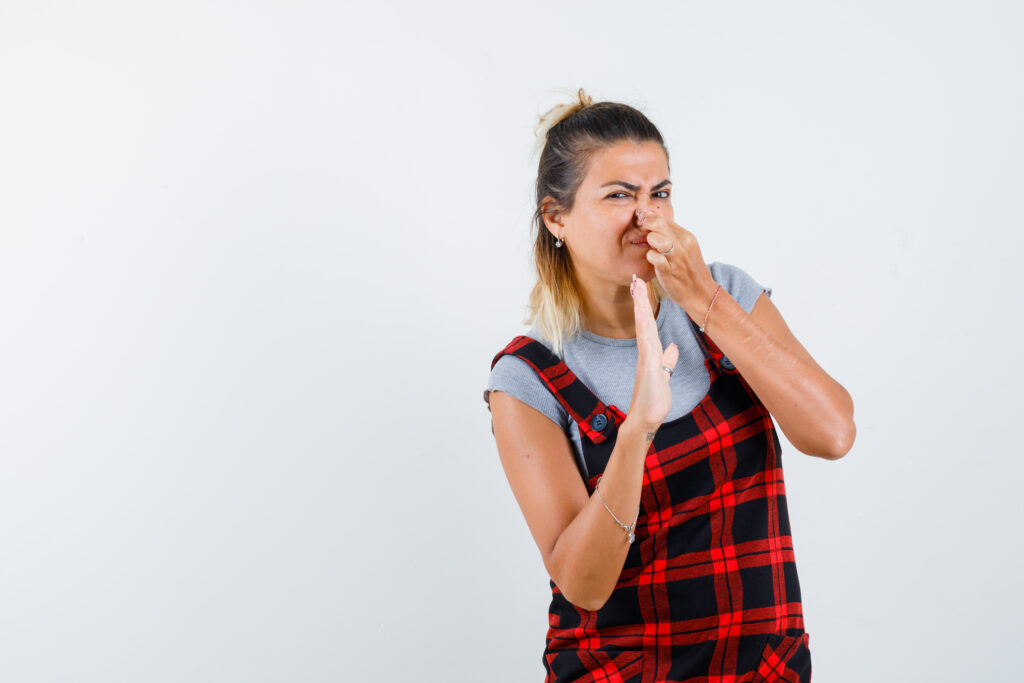 What to do if you smell damp after moving furniture